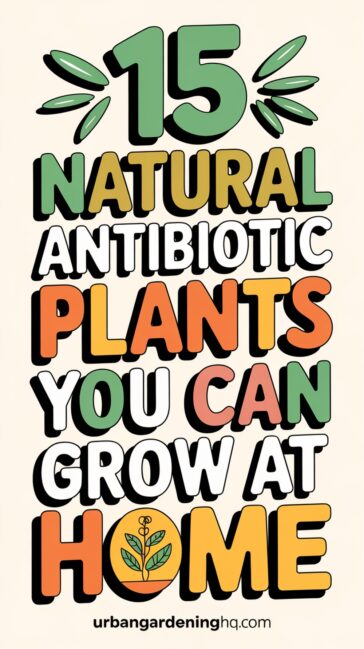 15 Natural Antibiotic Plants You Can Grow at Home - Urban Gardening HQ