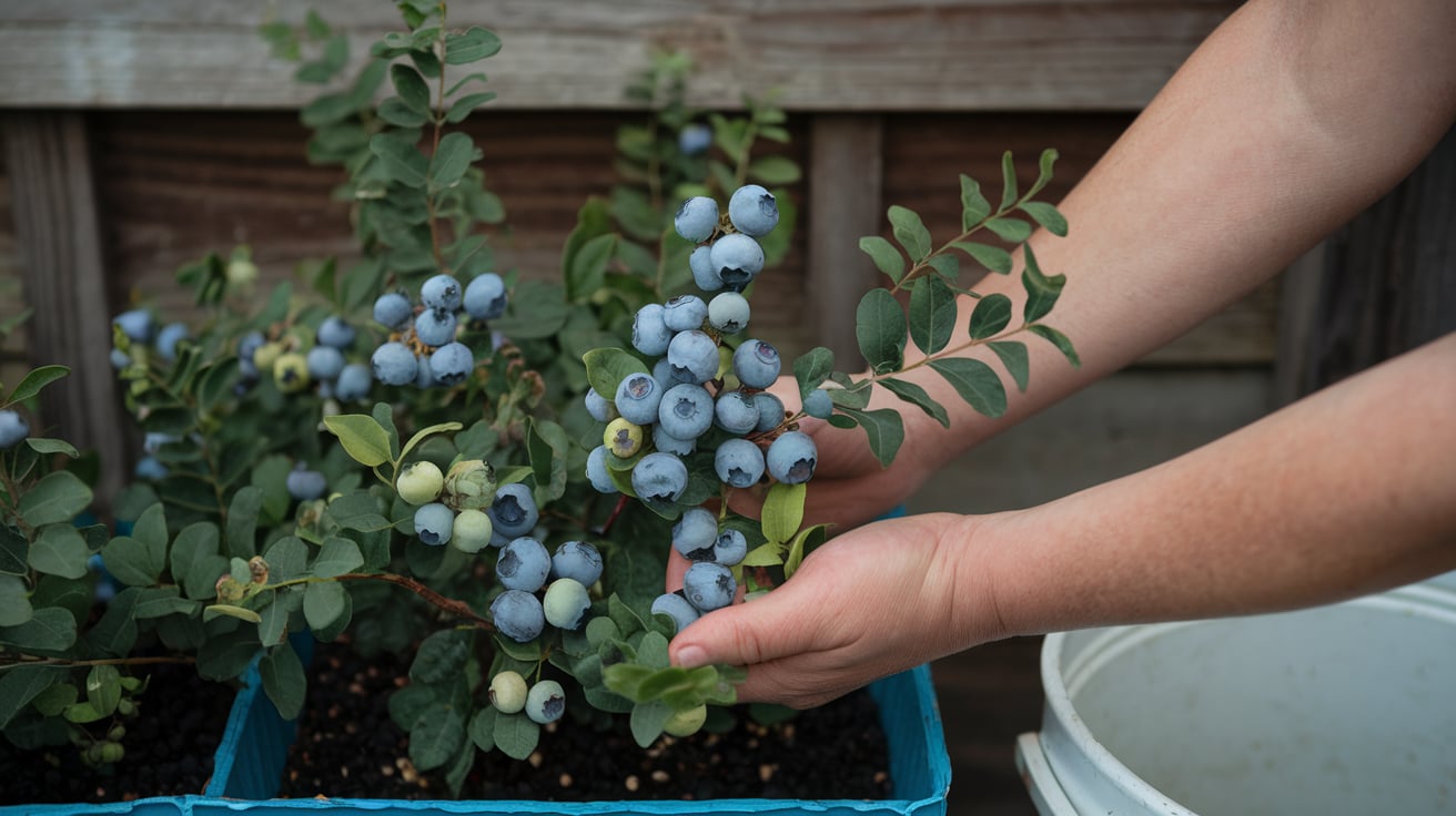 How I Grow and Care for Blueberries in Containers - Urban Gardening HQ