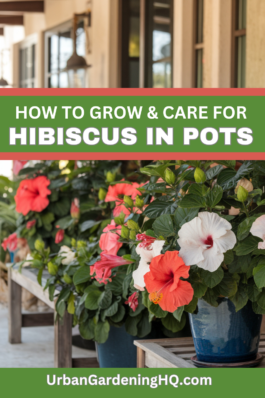 How to Grow and Care for Hibiscus in Pots - Urban Gardening HQ