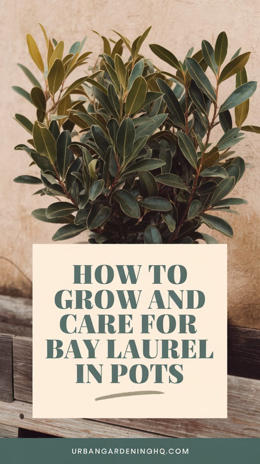 How to Grow and Care for Bay Laurel in Pots