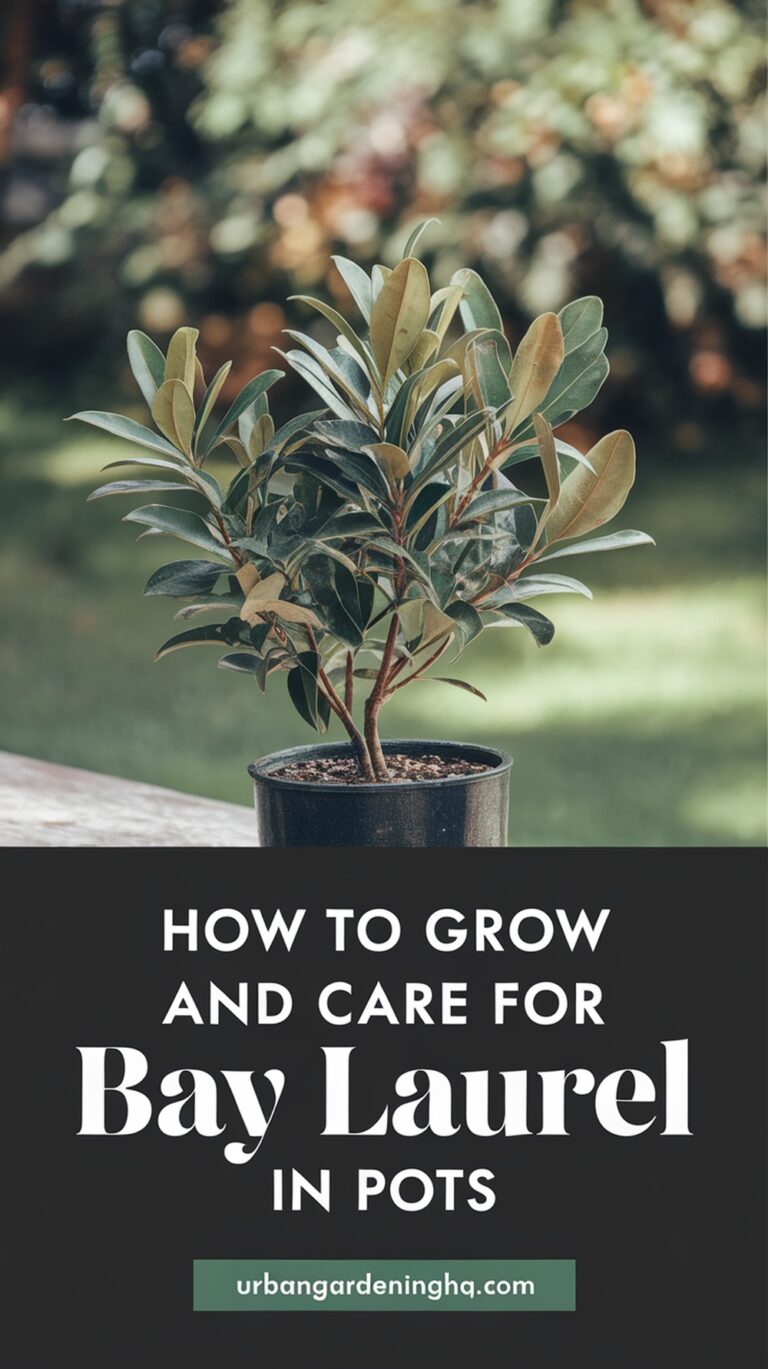 How to Grow and Care for Bay Laurel in Pots
