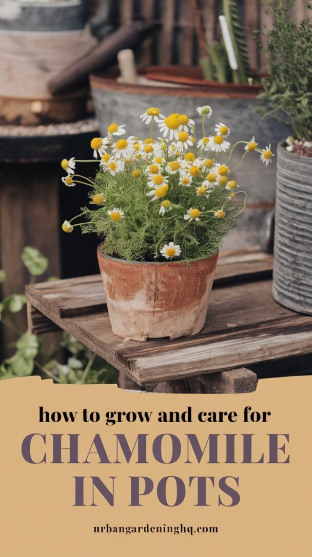 How to Grow and Care for Chamomile in Pots