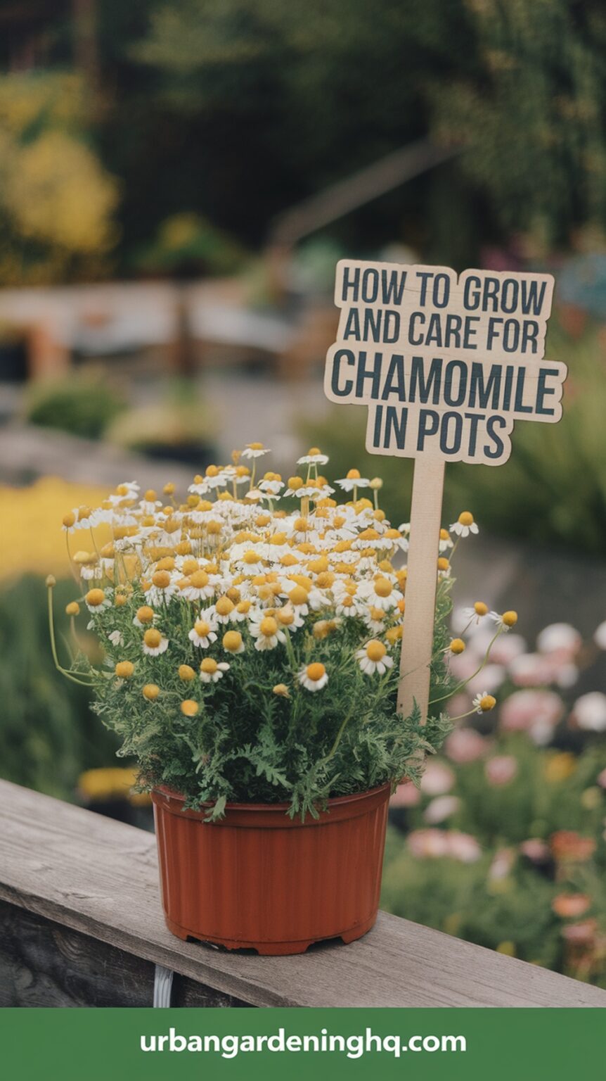 How to Grow and Care for Chamomile in Pots