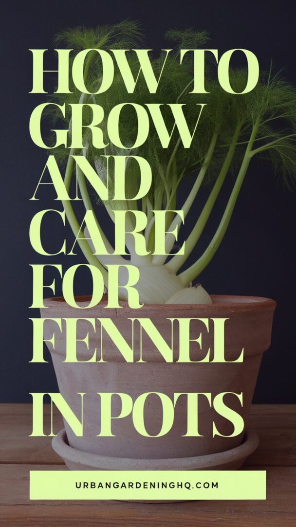 How to Grow and Care for Fennel in Pots