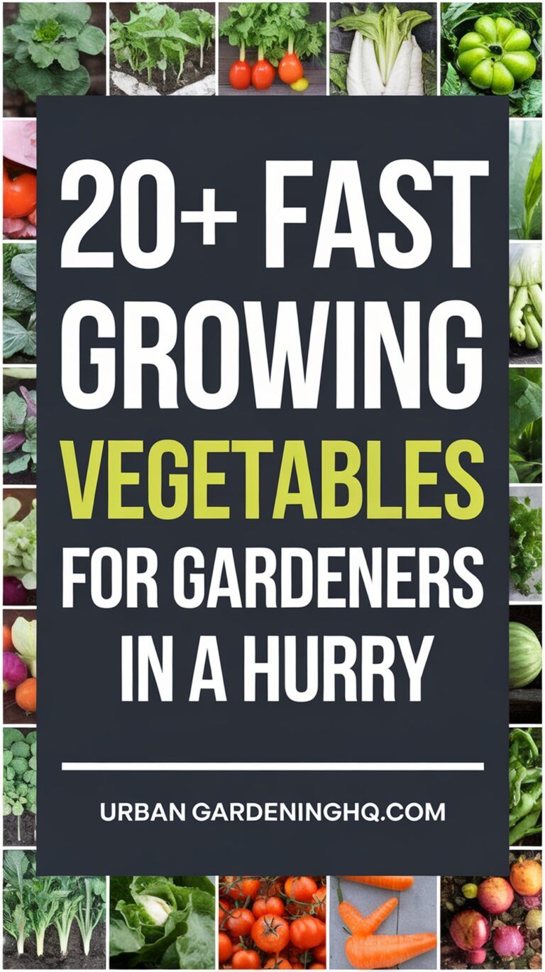 20+ Fast-Growing Vegetables for Gardeners in a Hurry - Urban Gardening HQ