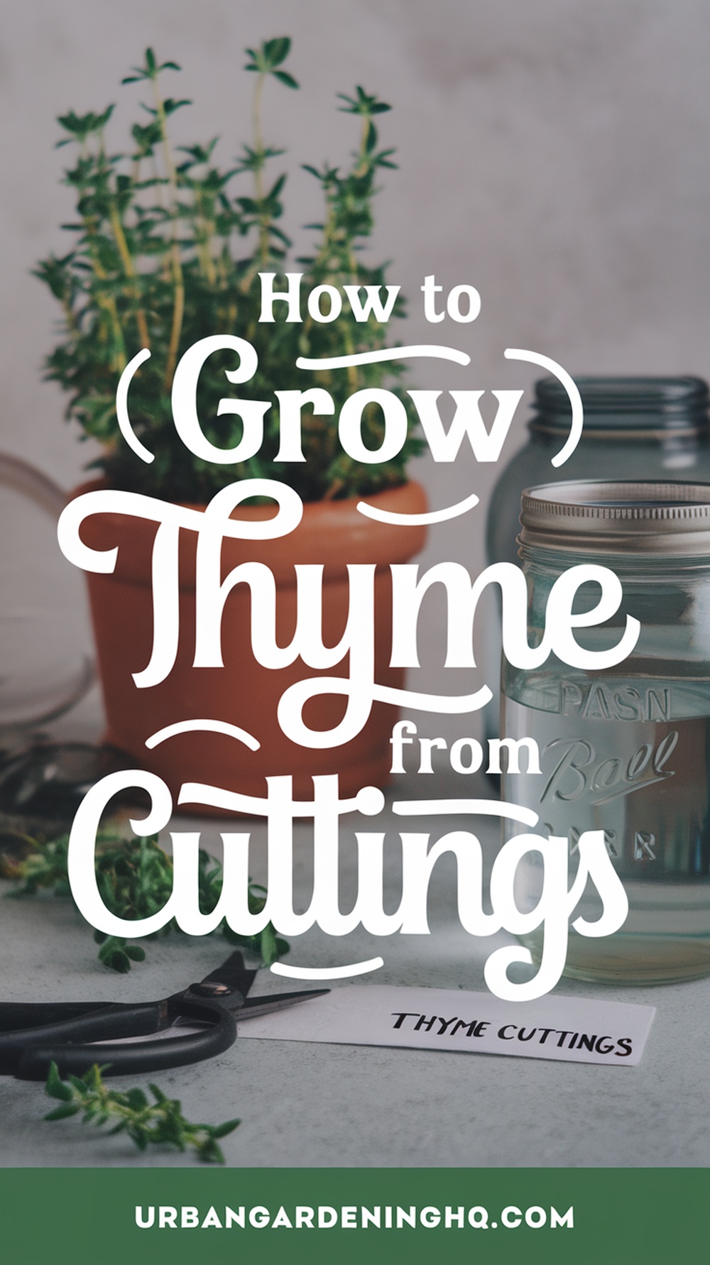 How to Grow Thyme from Cuttings: A Step-by-Step Guide - Urban Gardening HQ